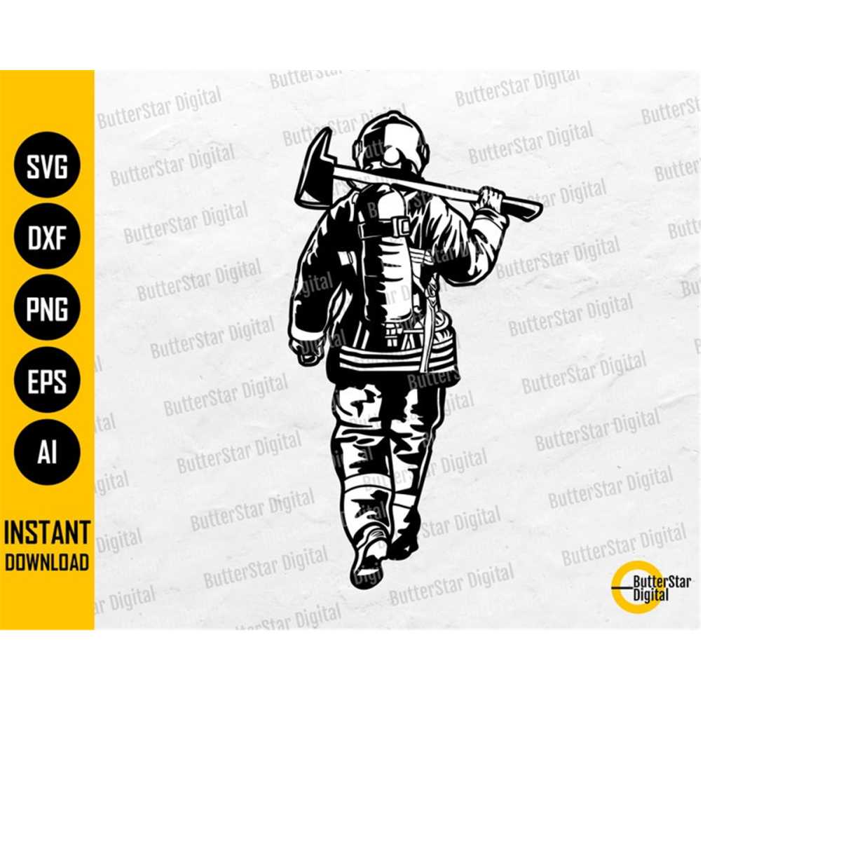 Firefighter SVG | Fireman SVG | Rescue 911 SVG | Firefightin | Inspire ...