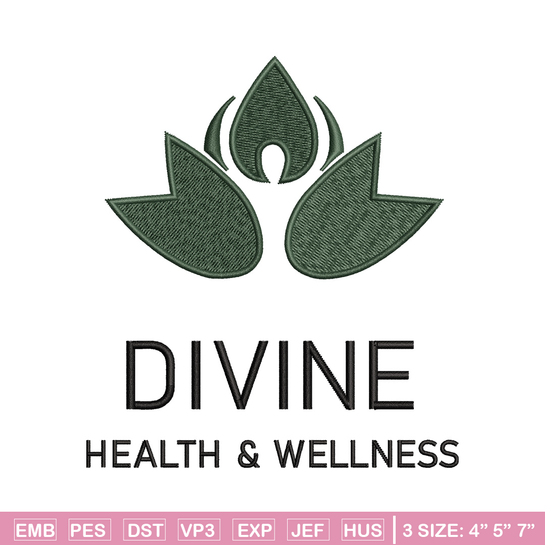 Divine logo embroidery design, Logo embroidery, Embroidery f - Inspire ...