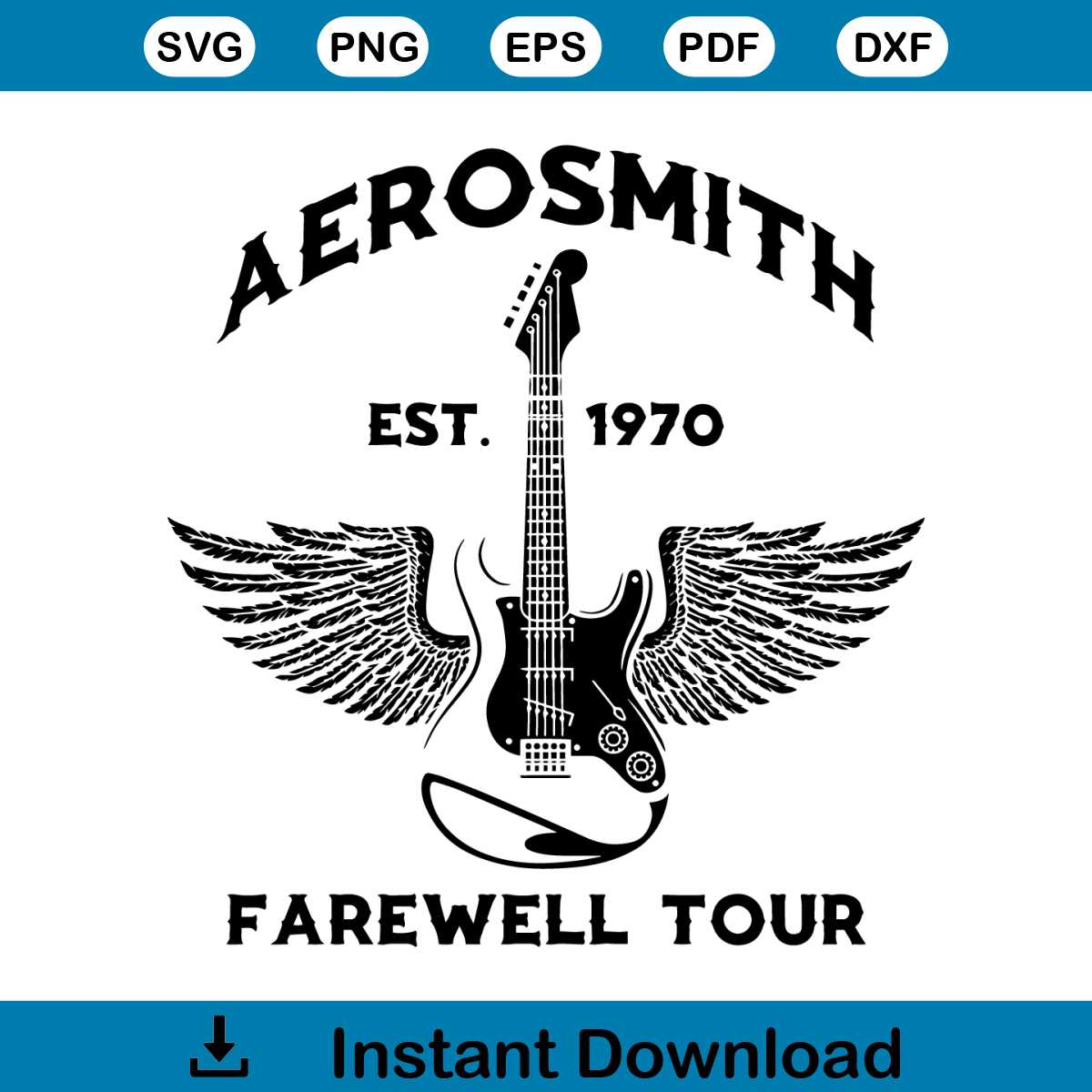 Aerosmith Rock Band Farewell Tour 2023 SVG Digital Cricut Fi | Inspire ...