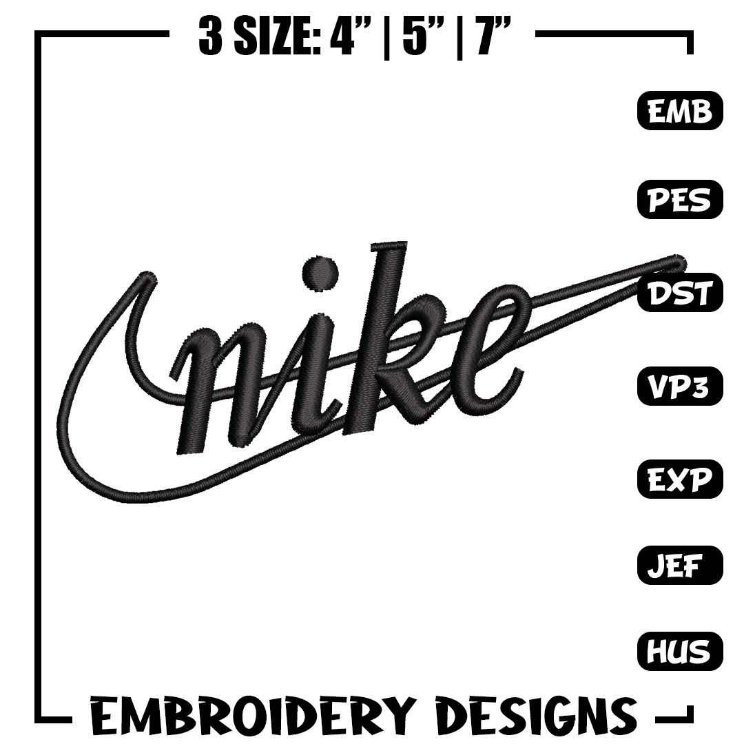 Nike simple embroidery design, Nike embroidery, Nike design, | Inspire ...