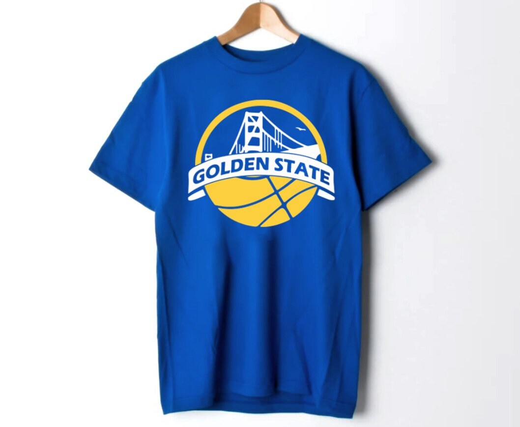 Golden State Basketball Vintage Design Unisex Royal Blue Shi - Inspire ...
