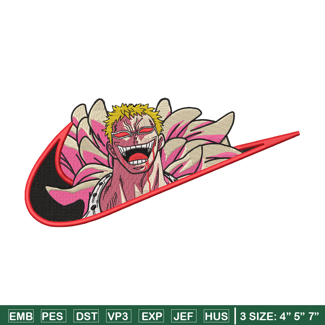 Doffy x nike embroidery design, One piece embroidery, Nike d | Inspire ...