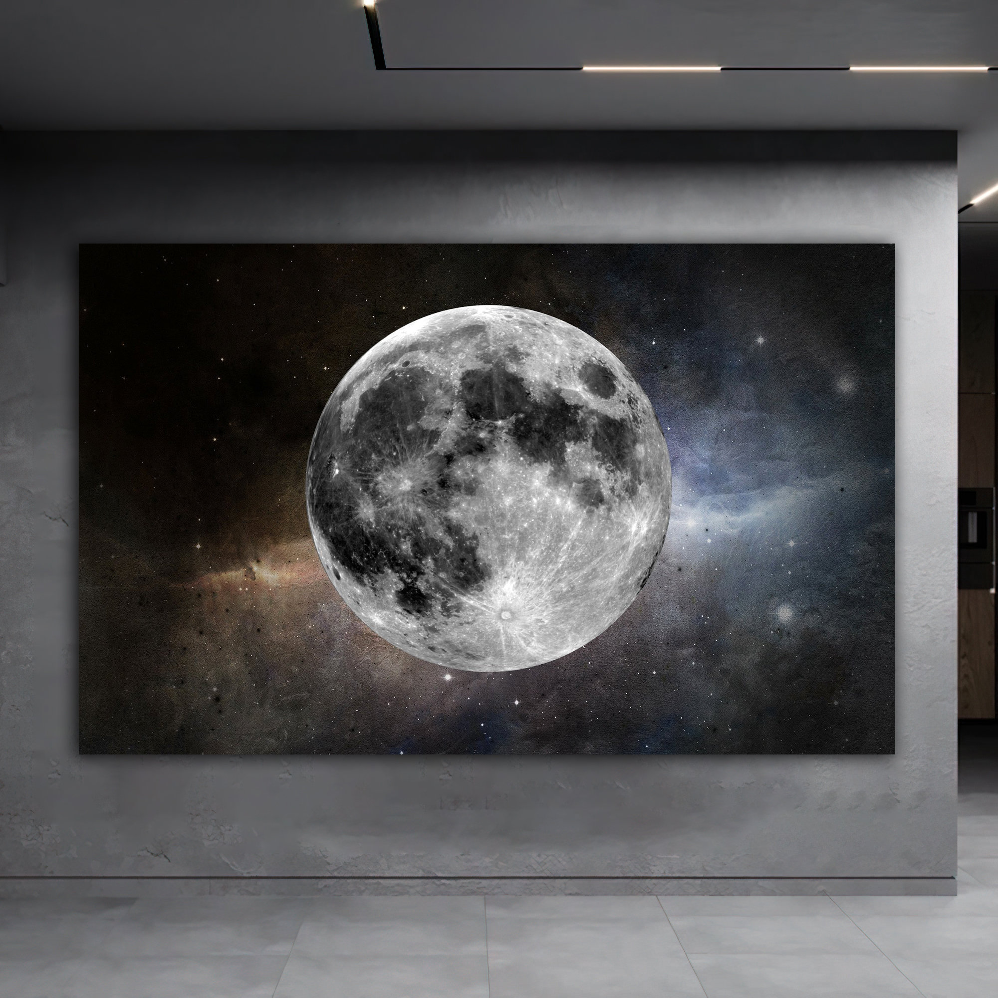 Moon Phases Canvas, Lunar Eclipse Canvas Art, Moon Phases De | Inspire ...