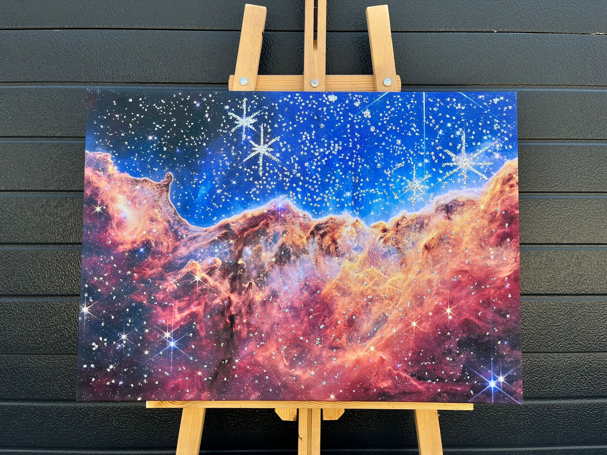 Carina Nebula Nasa Deep Field Canvas,Space Art, James Webb S | Inspire ...