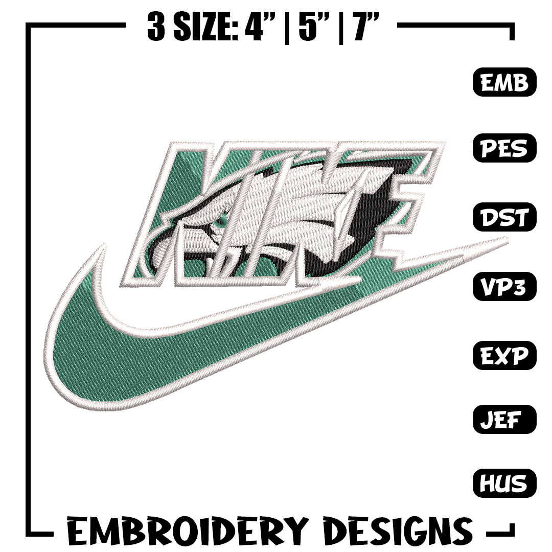 Nike x eagle embroidery design, Eagle embroidery, Nike desig | Inspire ...