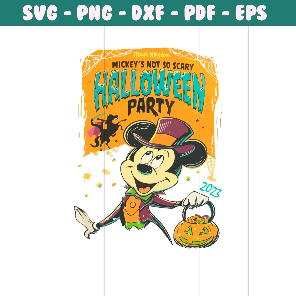 Mickeys Not So Scary Halloween Party PNG Sublimation | Inspire Uplift