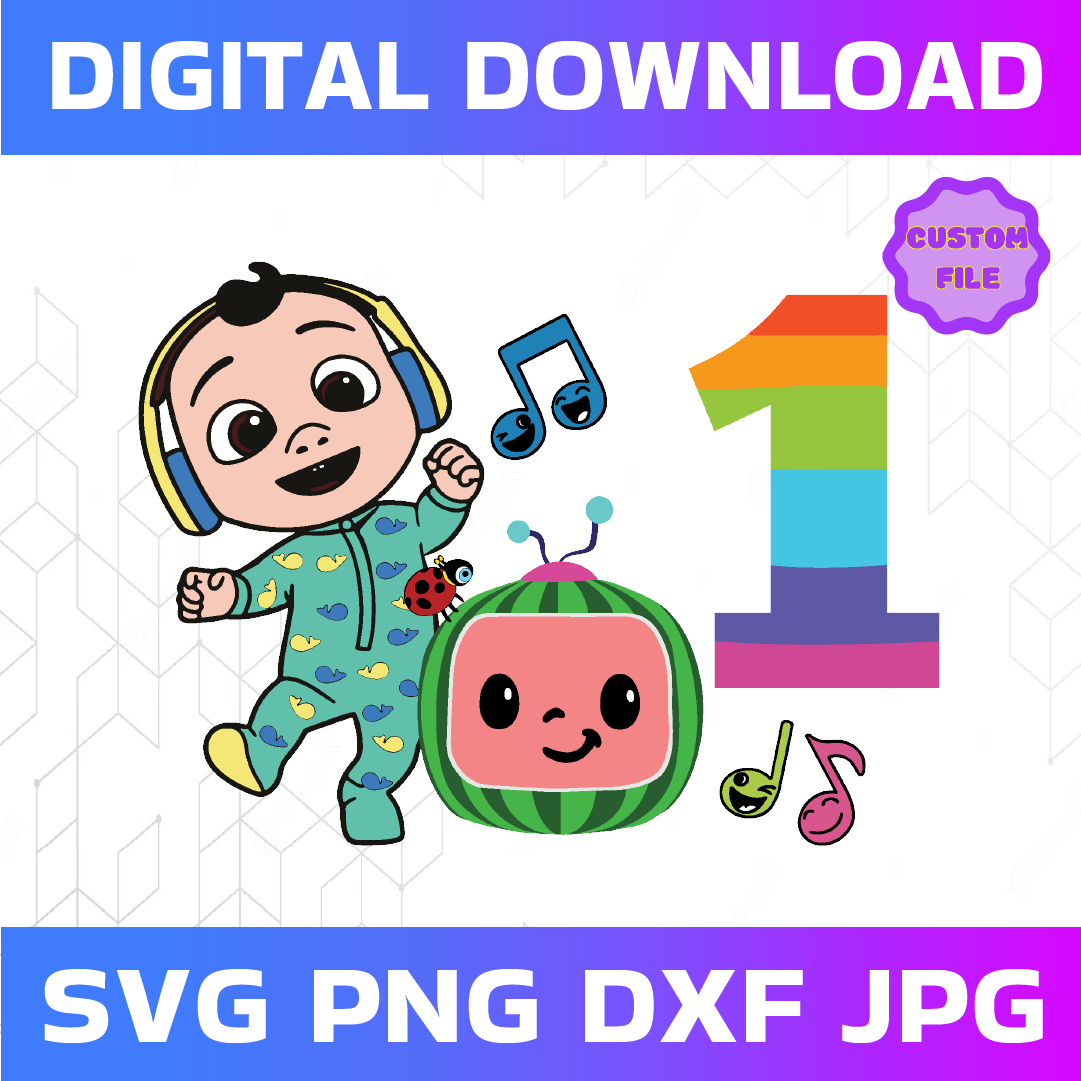 Custom Cocomelon Logo And Full Alphabets Birthday svg/png, C | Inspire ...