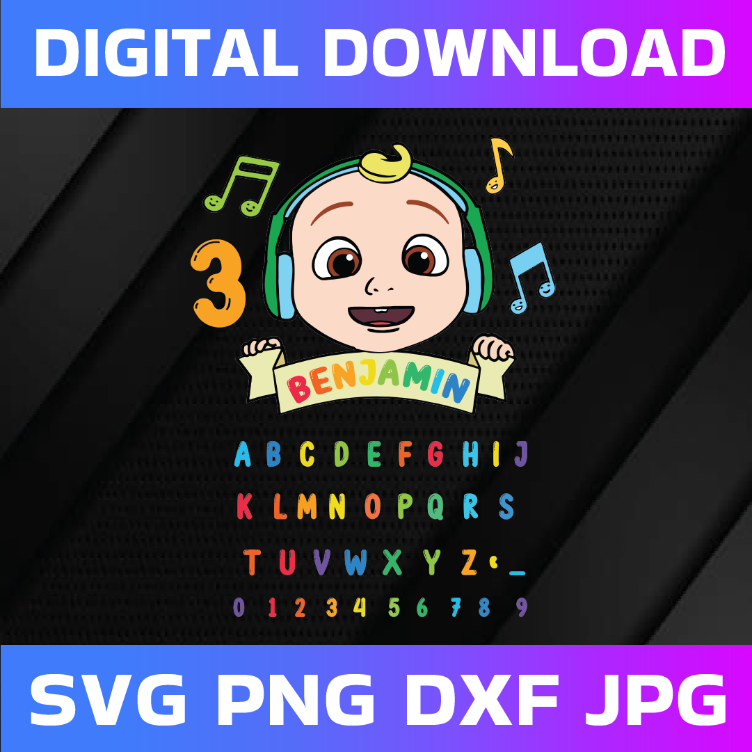 Cocomelon Logo And Full Alphabets Birthday svg/png, Cocomelo - Inspire ...