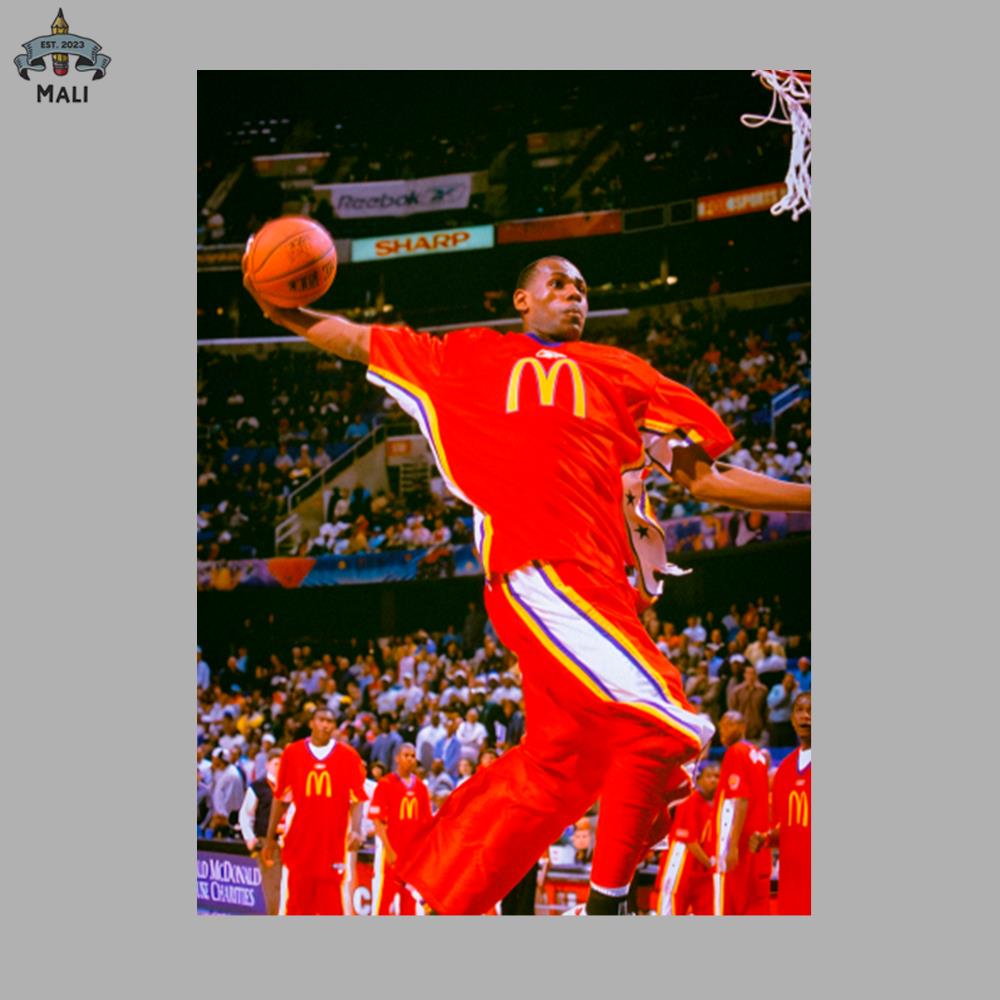 LeBron James rookie McDonalds All | Inspire Uplift