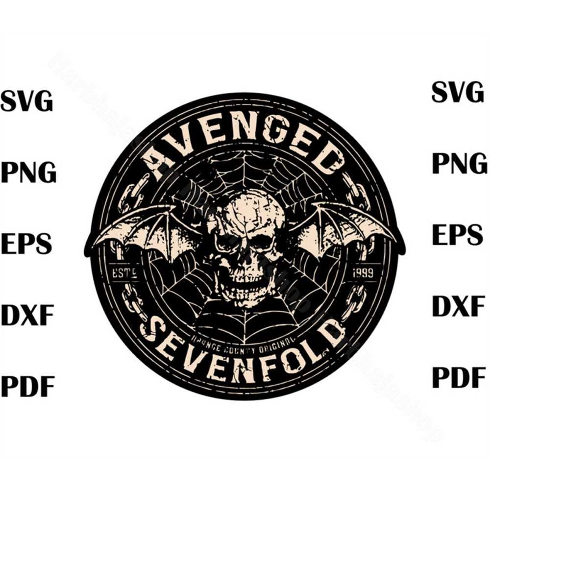 Avenged Sevenfold Tour 2023 SVG, Rock Band SVG, Cricut Files | Inspire ...