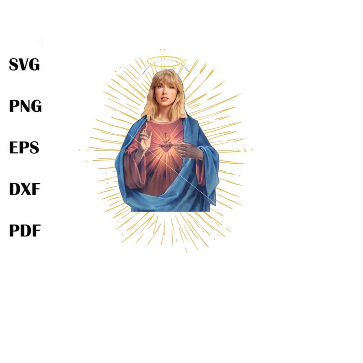 Funny Saint Taylor Swift PNG The Eras Tour PNG - Inspire Uplift