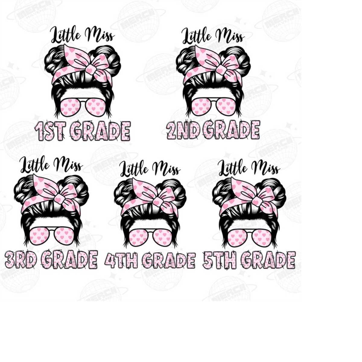 Little Miss Grade Png Sublimation Design Download, Grade Png | Inspire ...
