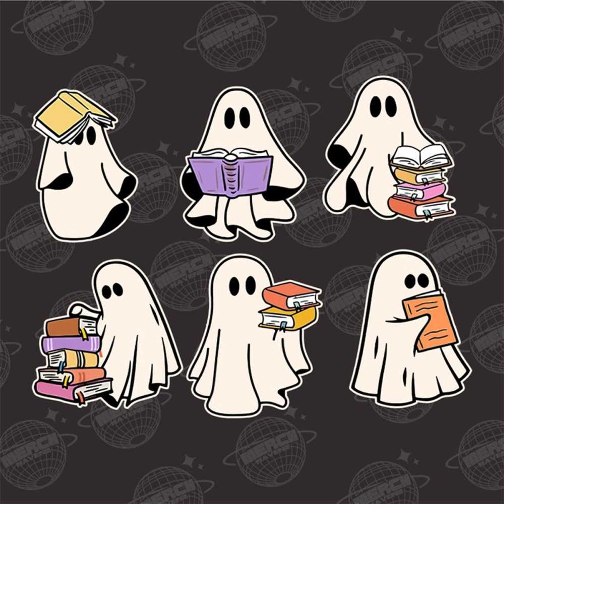 Ghost Reading Books png, Book Lover Png, Librarian Png, Teac - Inspire ...