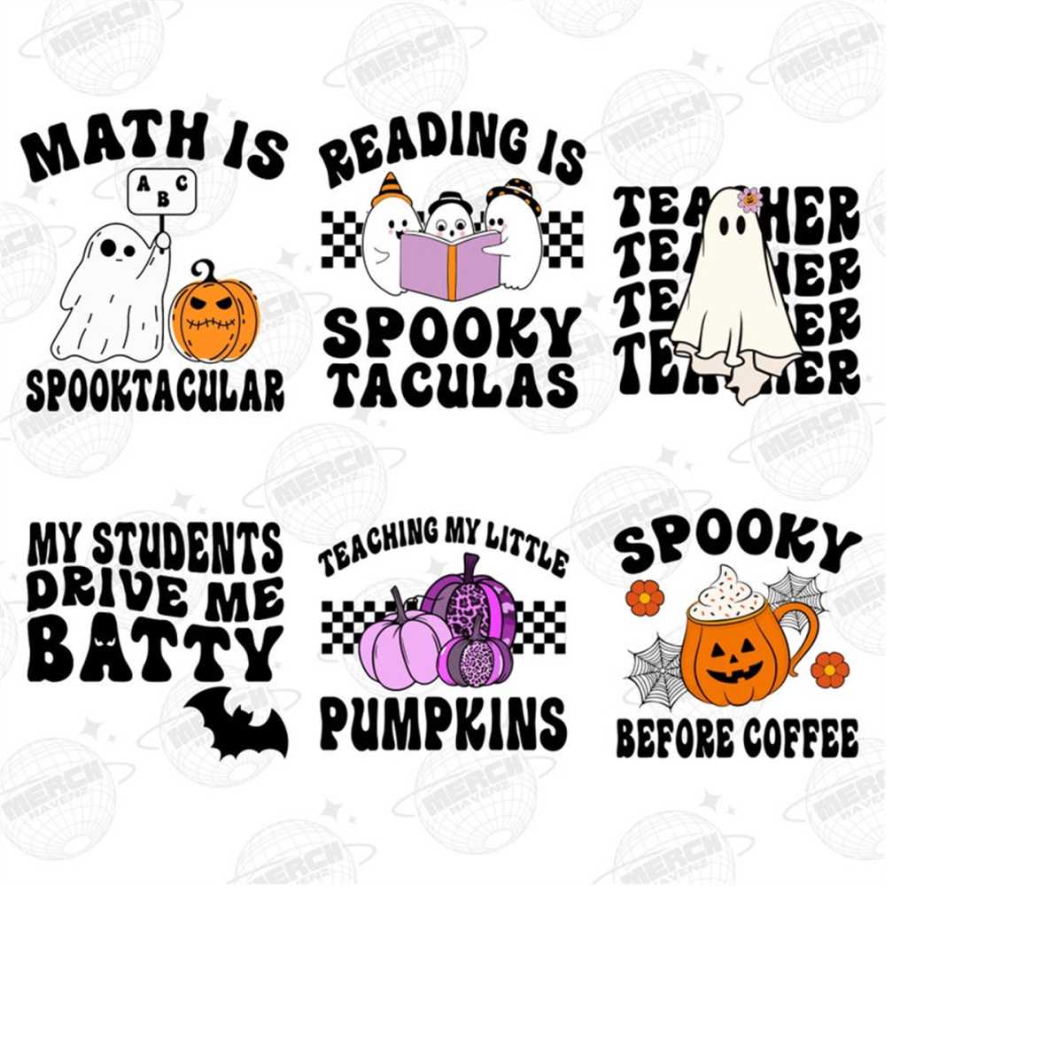 Halloween Teacher Png, Sublimation Bundle, Spooktacular Teac | Inspire ...