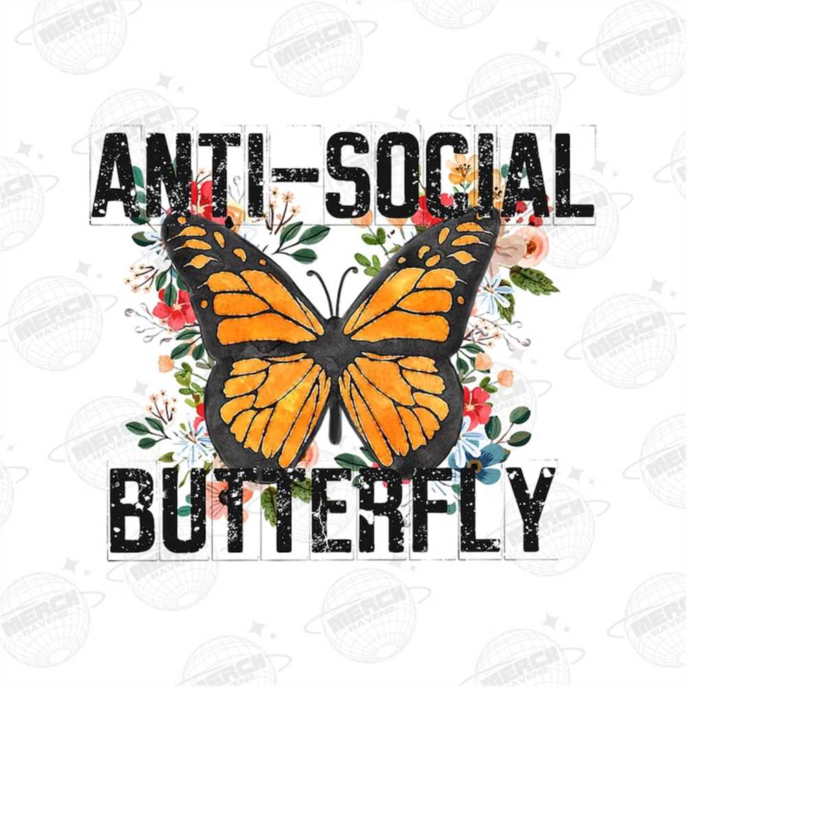 Butterfly PNG | Digital Design Download | Floral png | Subli | Inspire ...
