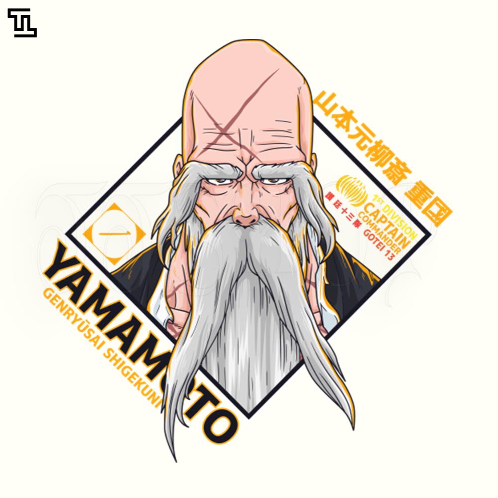 Captain Commander Yamamoto bleach PNG Download | Inspire Uplift