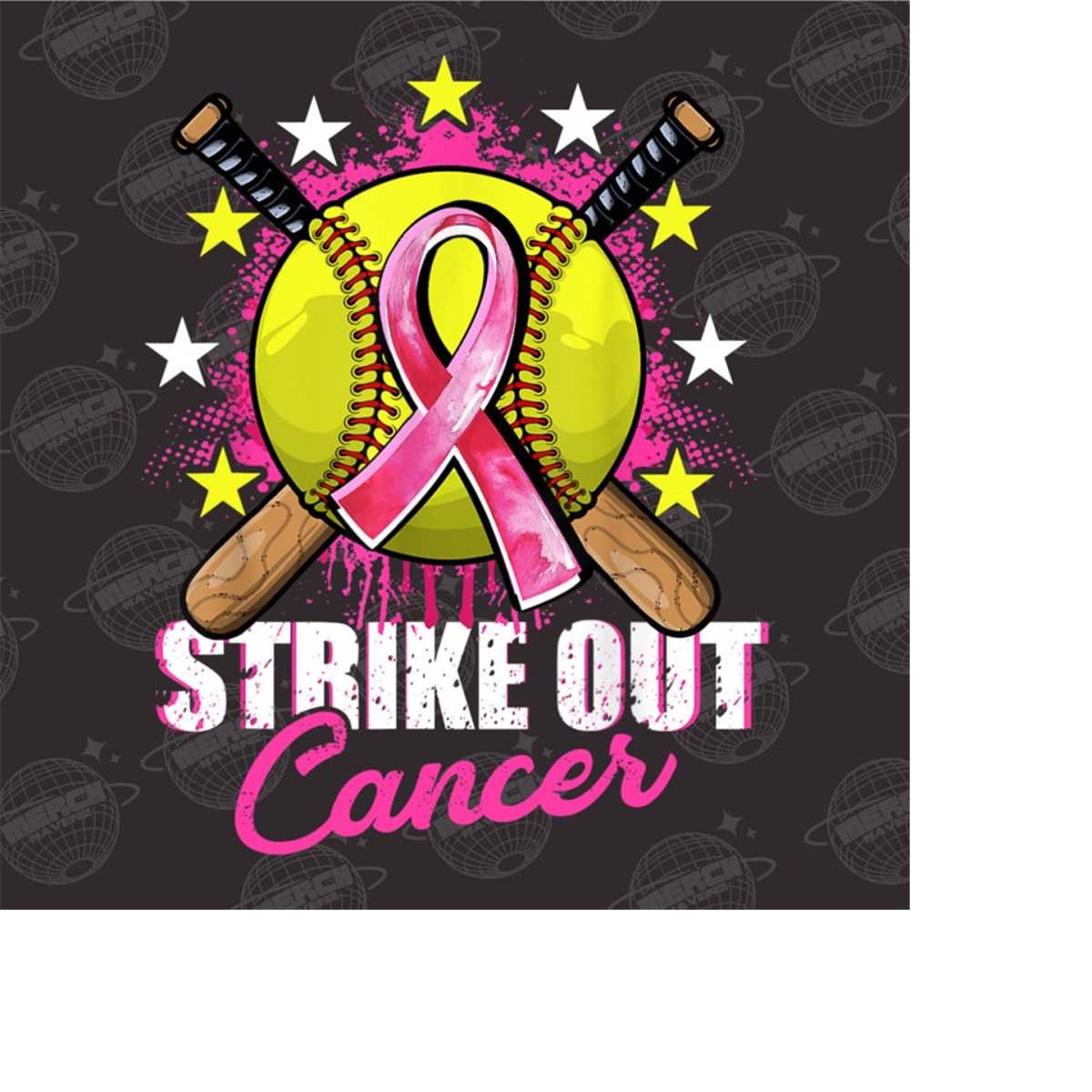 Breast Cancer Png, Strike Out Breast Cancer Png, Pink Ribbon | Inspire Uplift