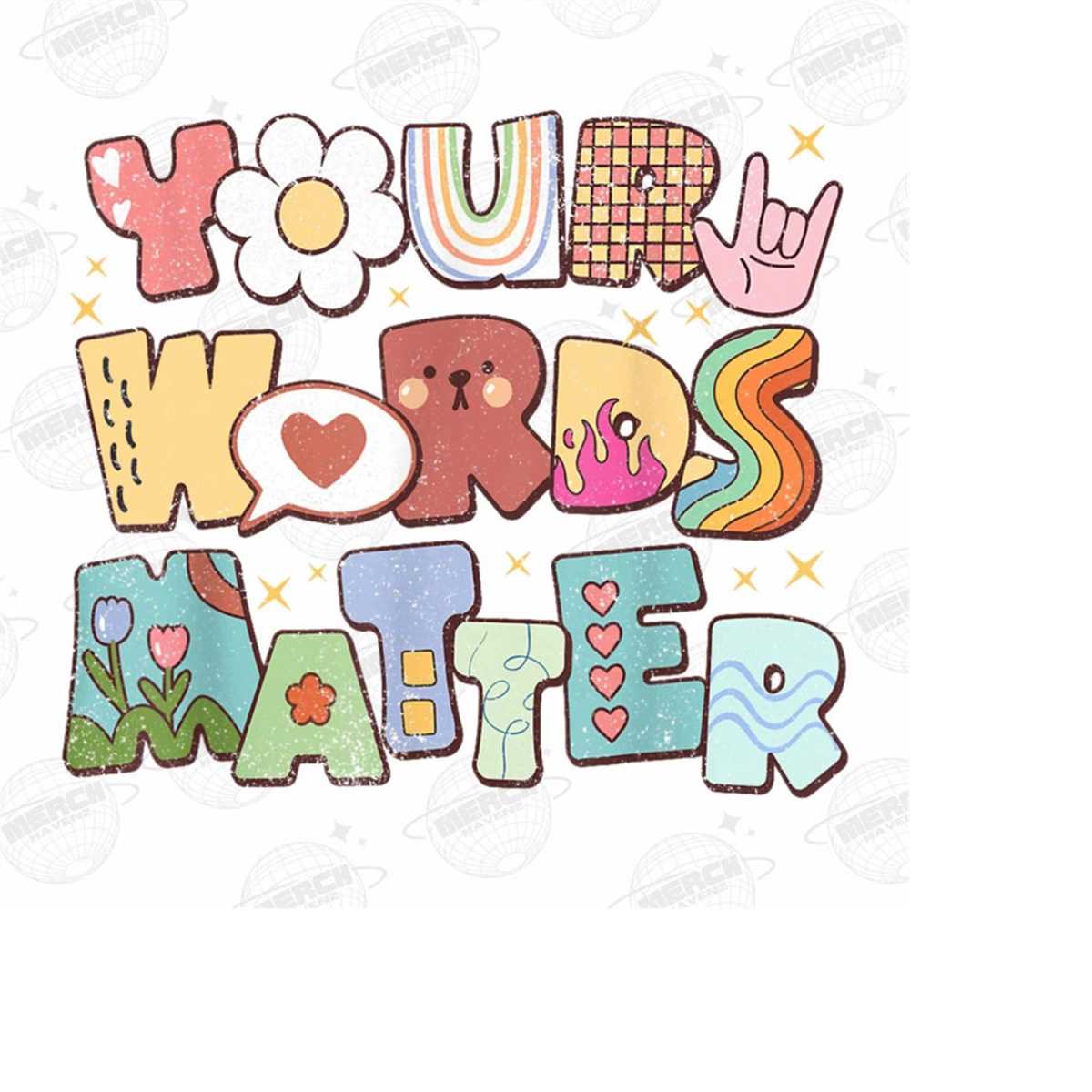 Your Words Matter Png, AAC SPED Teacher Inclusion Png, Neuro - Inspire ...