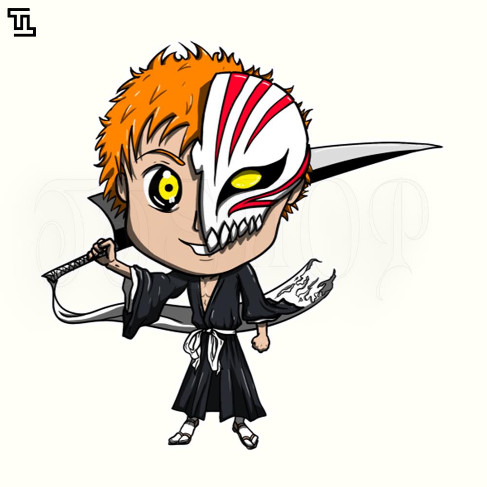 Chibi Ichigo Kurosaki bleach PNG Download - Inspire Uplift
