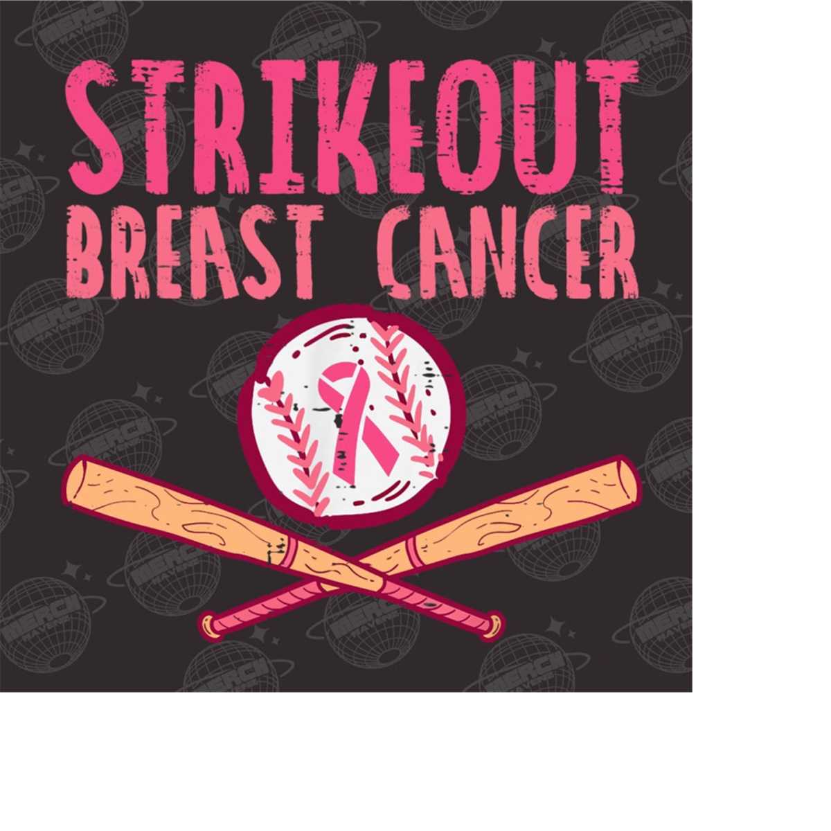 Breast Cancer Png, Strike Out Breast Cancer Png, Pink Ribbon | Inspire Uplift