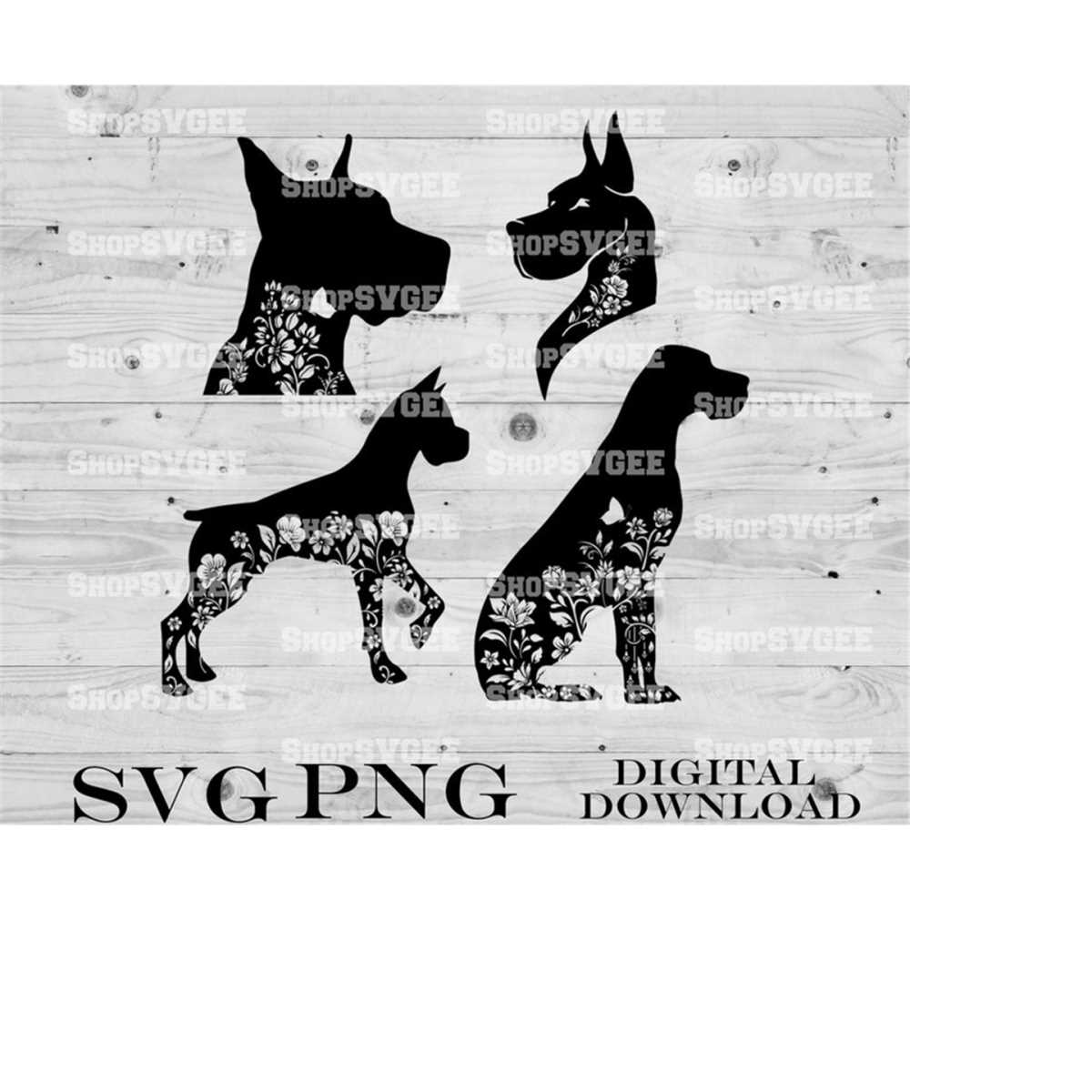great dane svg - Inspire Uplift