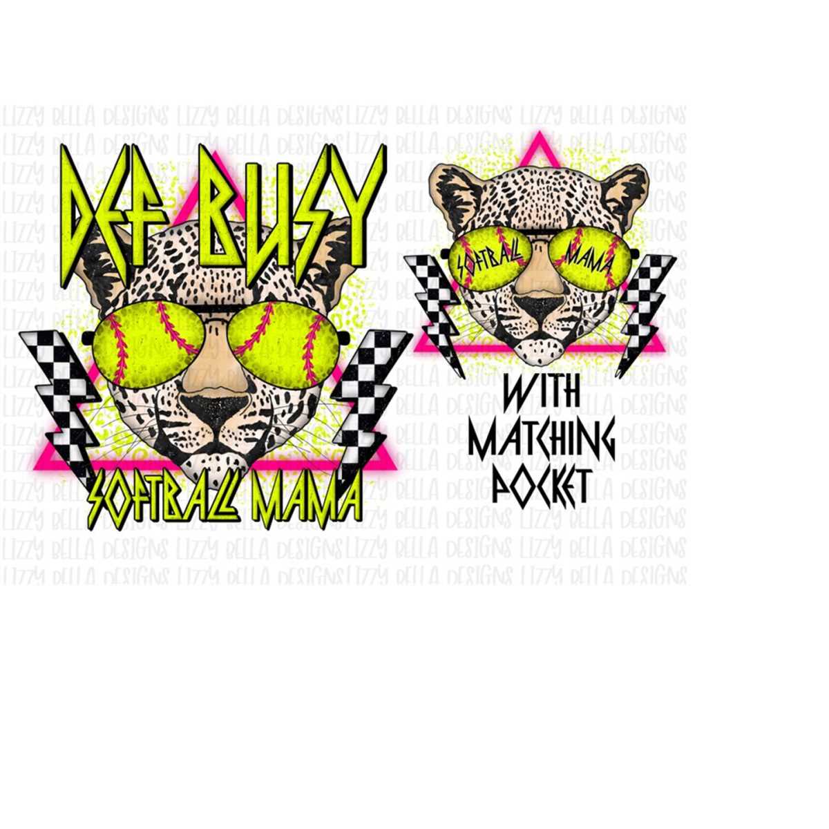 Def Busy Softball Mama png, Def Leopard Inspired png, Softba - Inspire ...