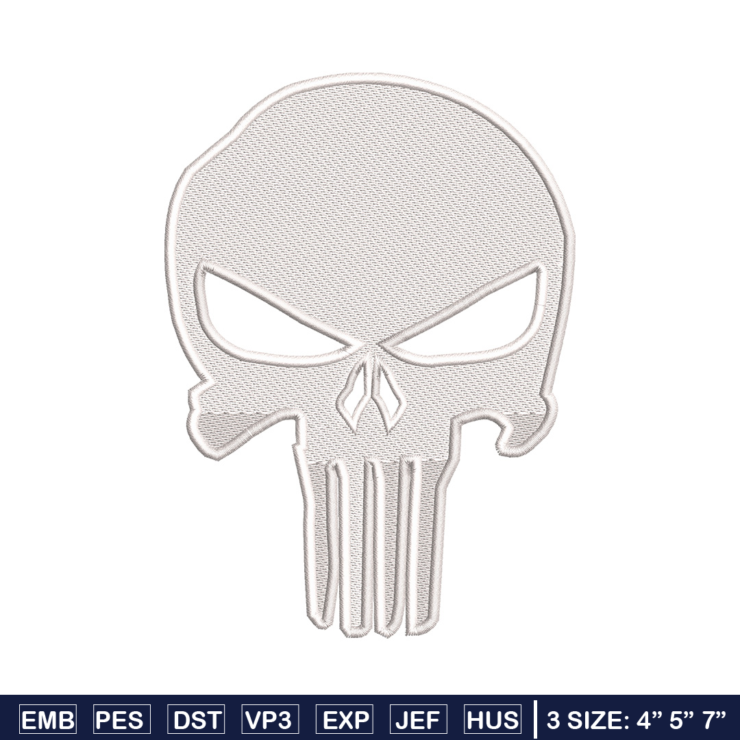Head skeleton embroidery design, Skeleton embroidery, Emb de - Inspire ...