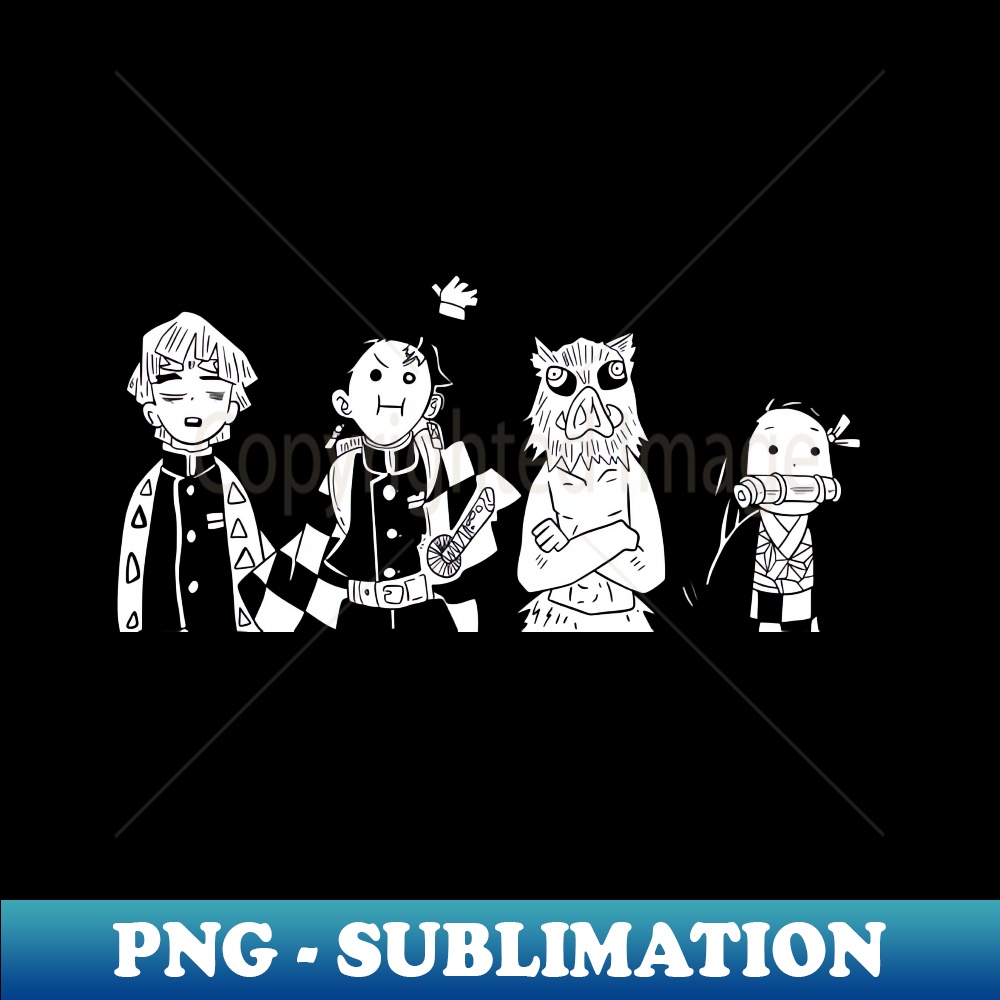 PNG Transparent Digital Download - Epic Demon Slaying Artwor | Inspire ...