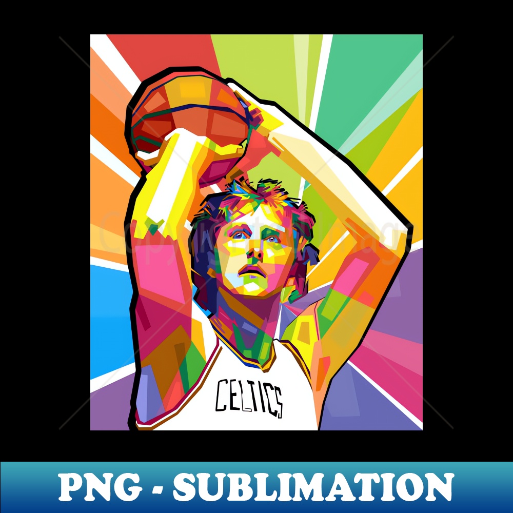 Larry Bird Boston Celtics - Vintage PNG Transparent Digital | Inspire ...