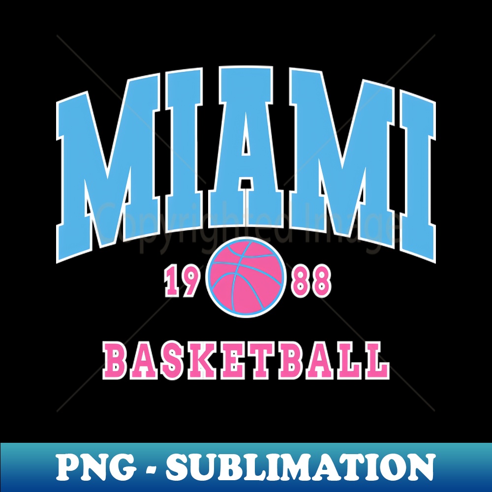 Miami Heat - Neon Lights - Vibrant PNG Digital Download for | Inspire ...