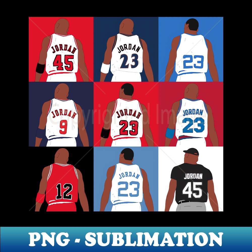 Champion Spirit - Michael Jordan Grid - PNG Transparent Digi - Inspire ...