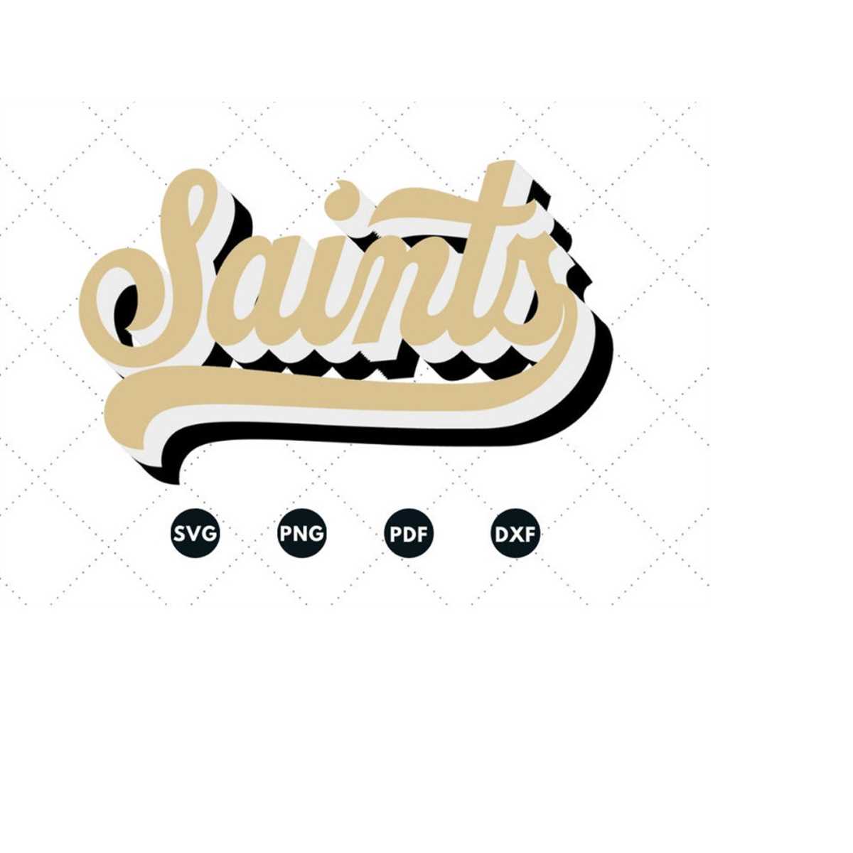 Saints Svg, Saints Stencil, Saints Template, Football Gifts, | Inspire ...