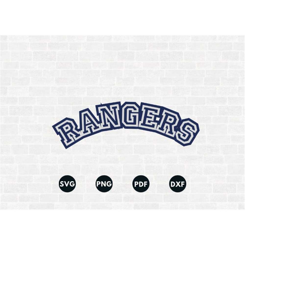 Rangers Svg, Rangers Template, Rangers Stencil, Baseball Gif - Inspire ...