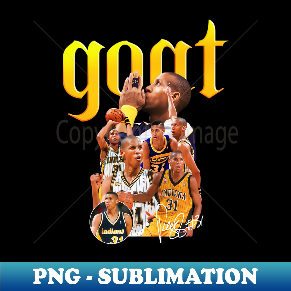 Sublimation Digital File - Reggie Miller Signature - High Qu | Inspire ...