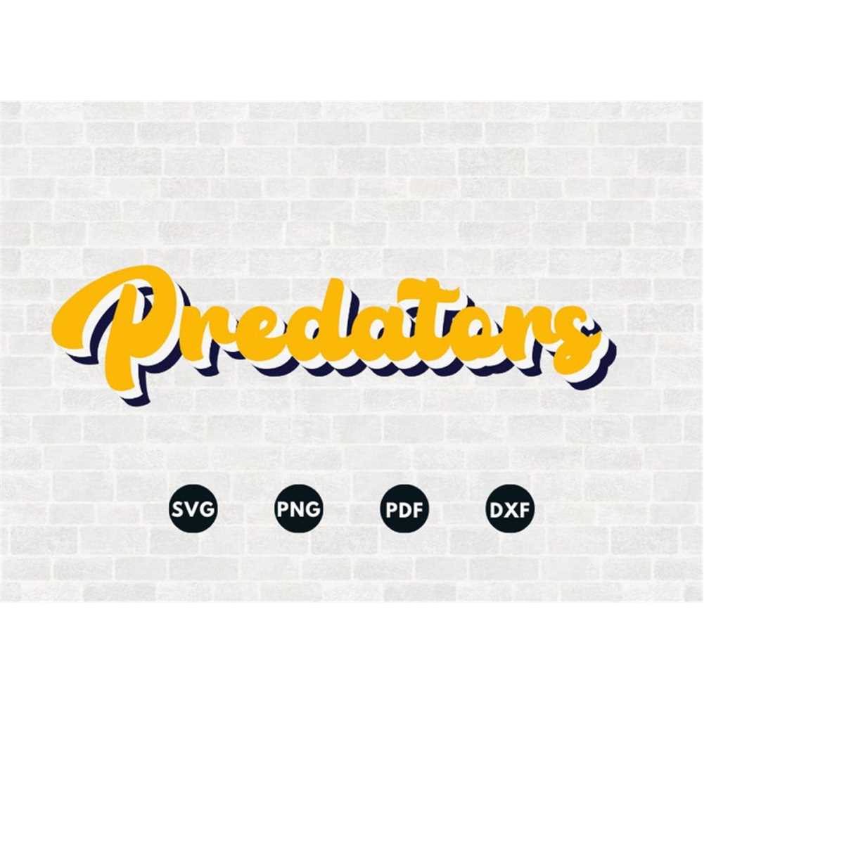 Predators Svg, Predators Template, Predators Stencil, Hockey | Inspire ...