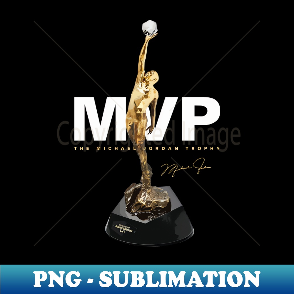 PNG Transparent Digital Download - Michael Jordan MVP Trophy - Inspire ...