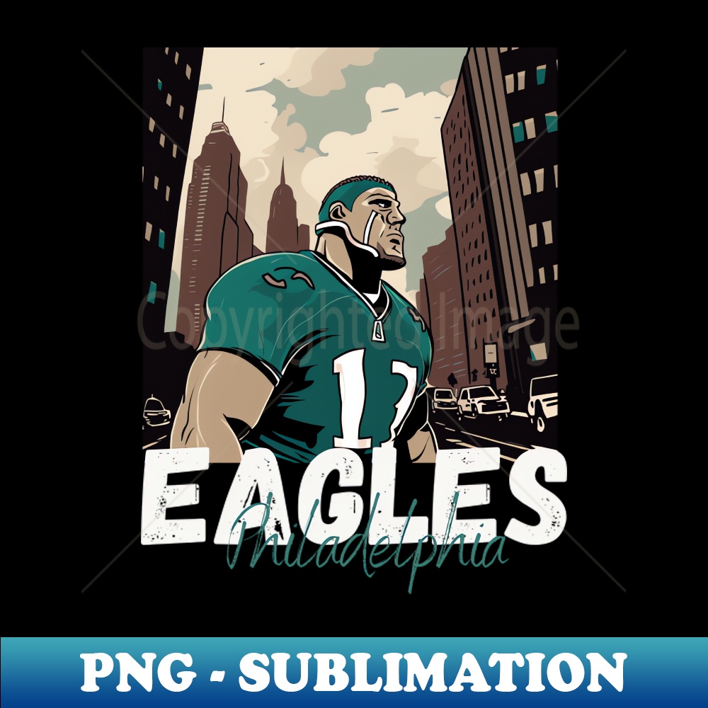 Philadelphia Eagles Football Player - Cartoon Style - Stunni | Inspire ...