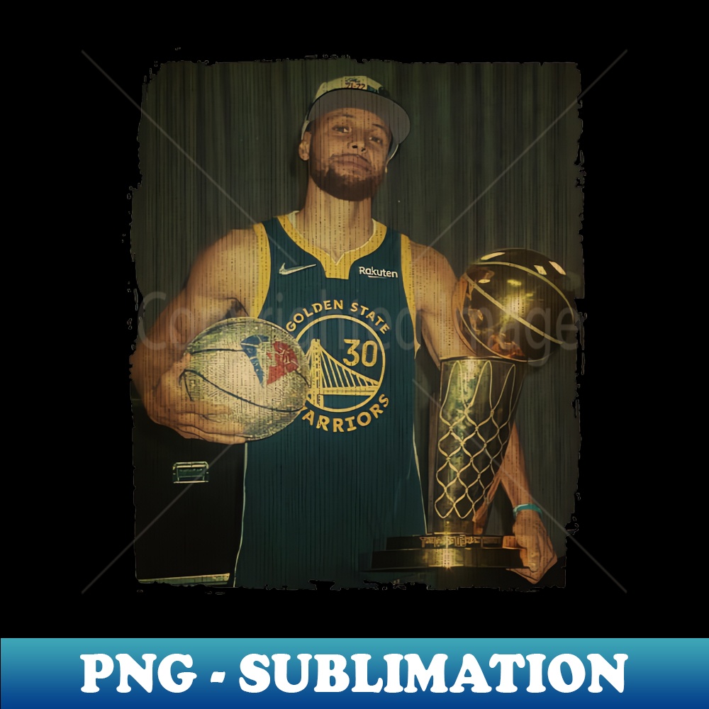 Stephen Curry Vintage - High-Resolution PNG Digital Download | Inspire ...