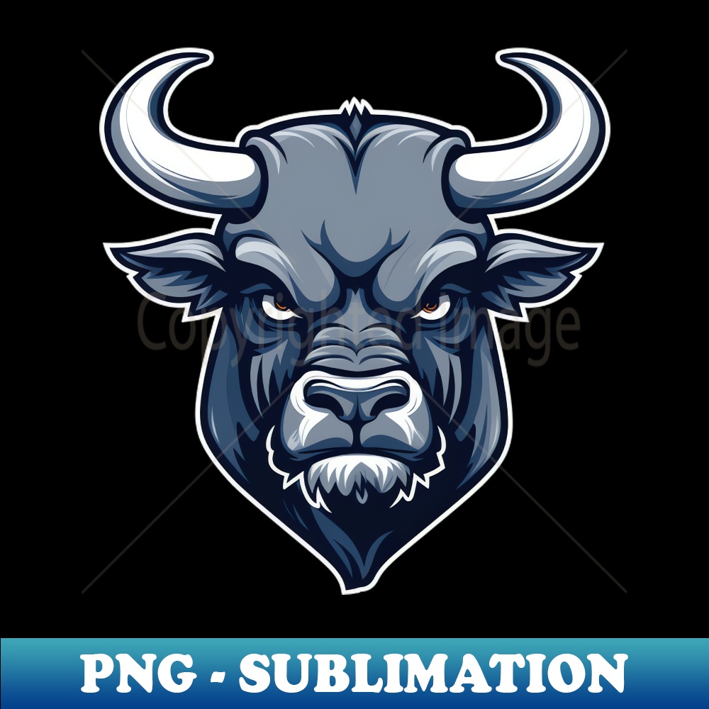 Dashing Bull Head - Striking PNG Sublimation File - Enhance | Inspire ...