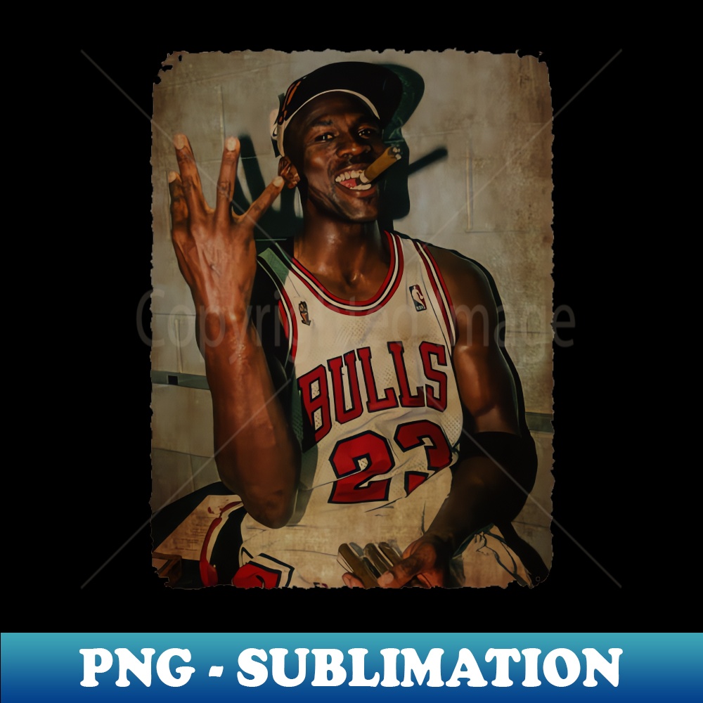 Michael Jordan Cigar 2 - Premium PNG Transparent Sublimation | Inspire ...