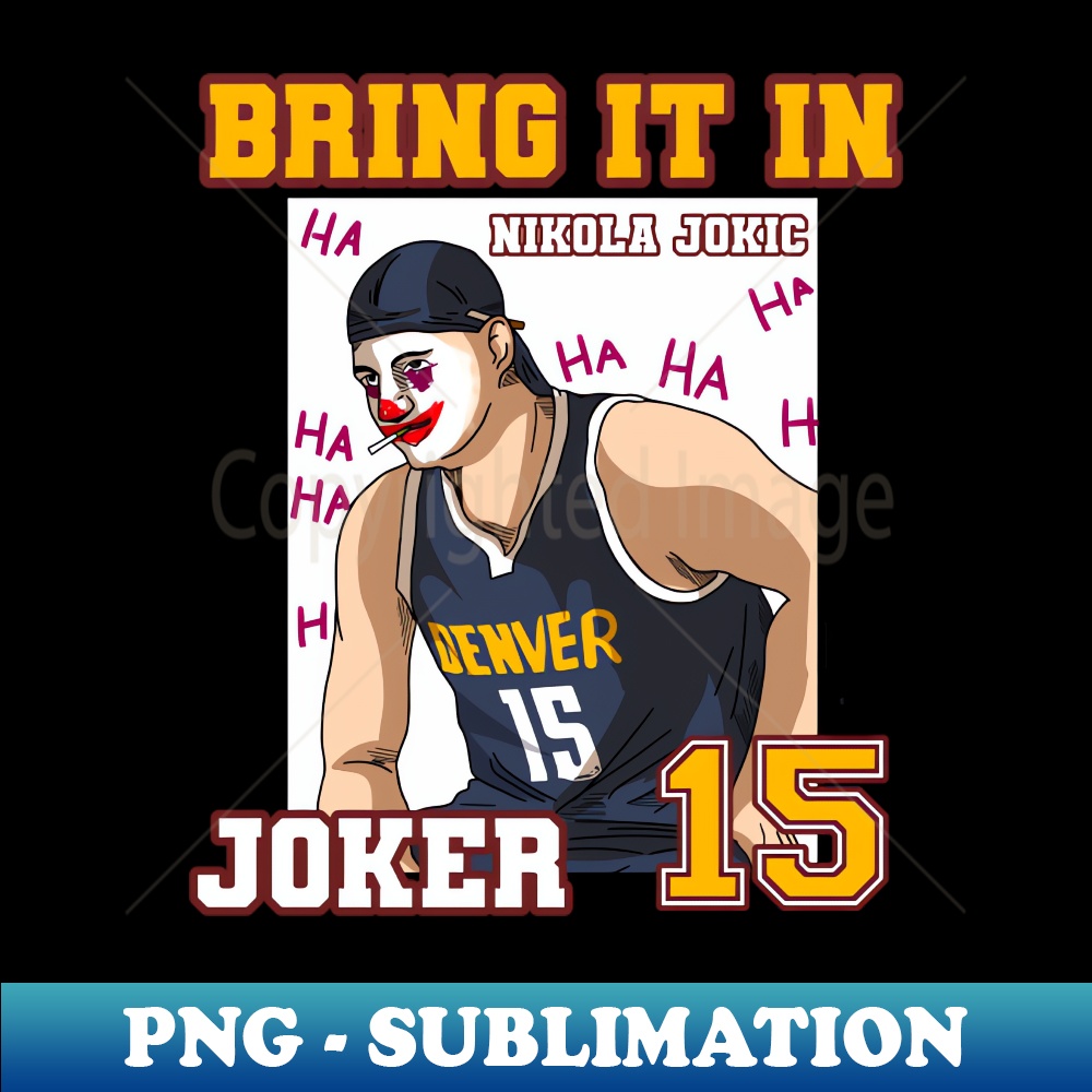 Nikola Jokic Sublimation PNG - High-Quality Digital Download | Inspire ...