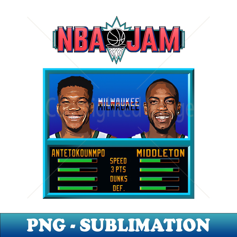 NBA JAM - Milwaukee Basketball - High-Quality PNG Transparen | Inspire ...