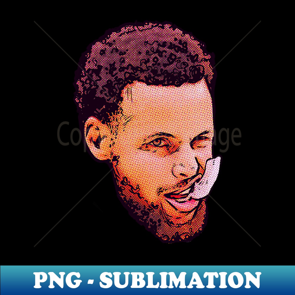 Steph Curry Comic Head - Sublimation PNG Digital Download - | Inspire ...