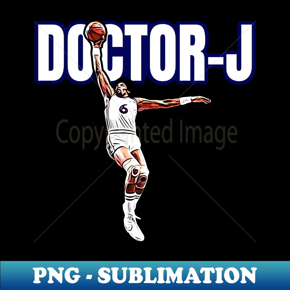 Vintage Dr J Basketball PNG Sublimation File - Unlimited Cre | Inspire ...