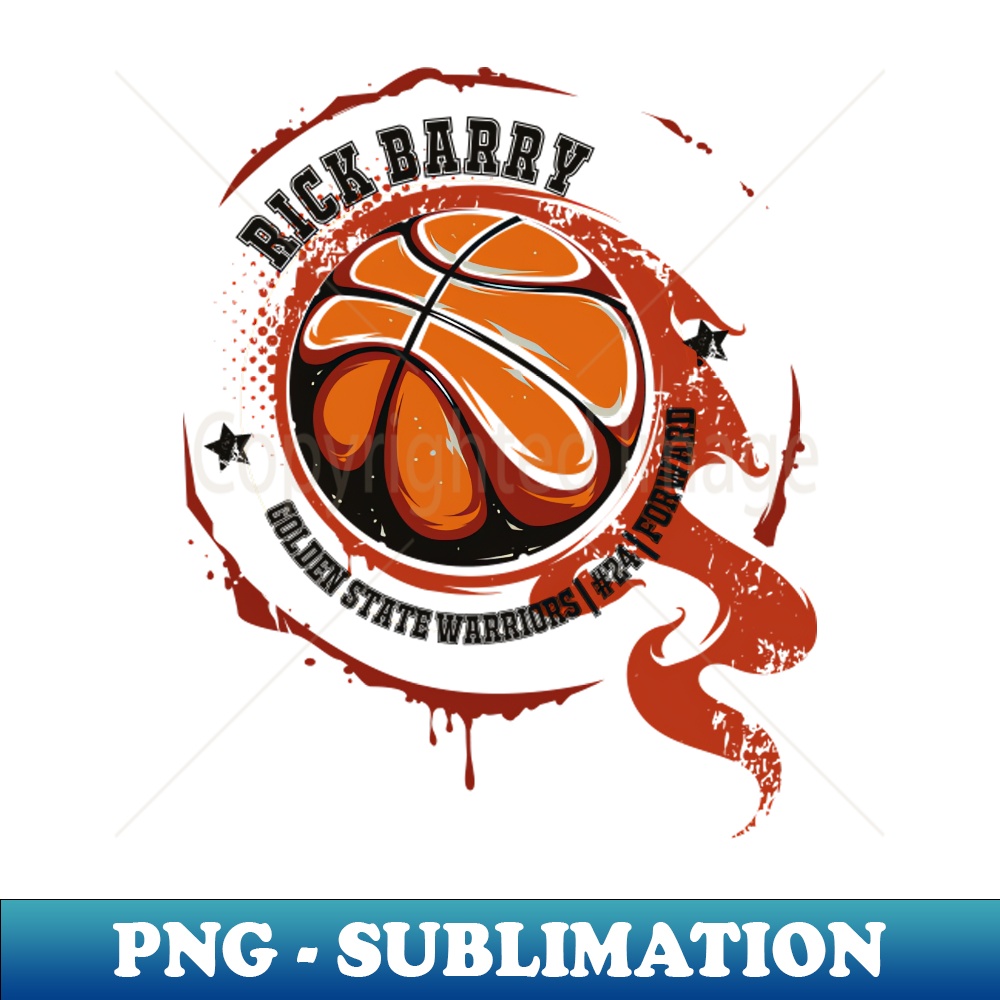 Basketball Legends - Rick Barry - High-Resolution PNG Sublim | Inspire ...