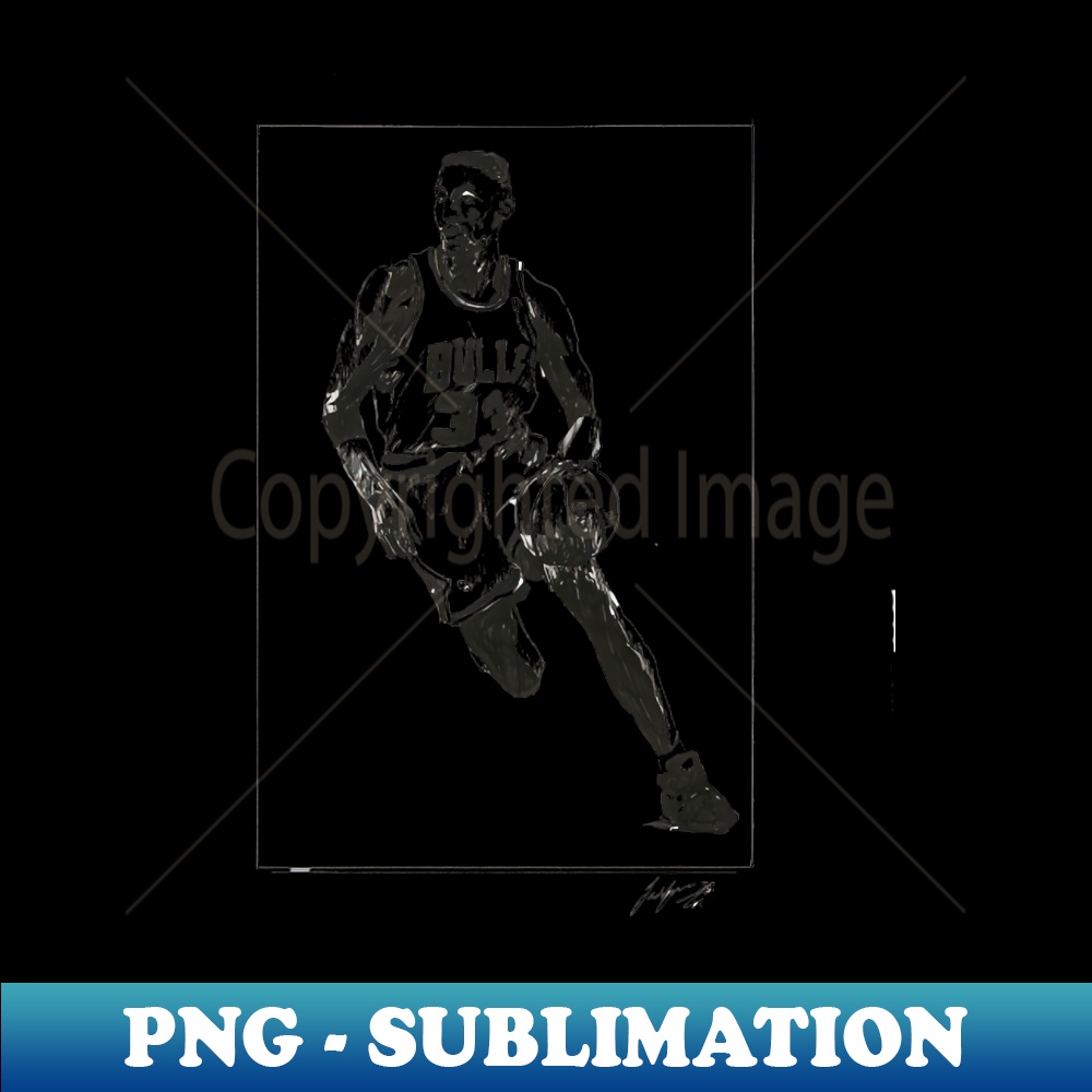 NBA Legend - Scottie Pippen Sprite PNG Digital File - Perfec - Inspire ...