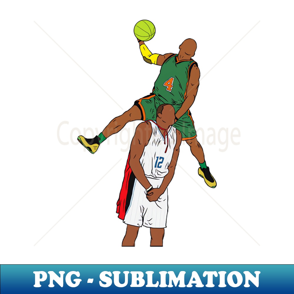 Nate Robinson Posterizing Slam - High-Flying Dunk Art for Su | Inspire ...