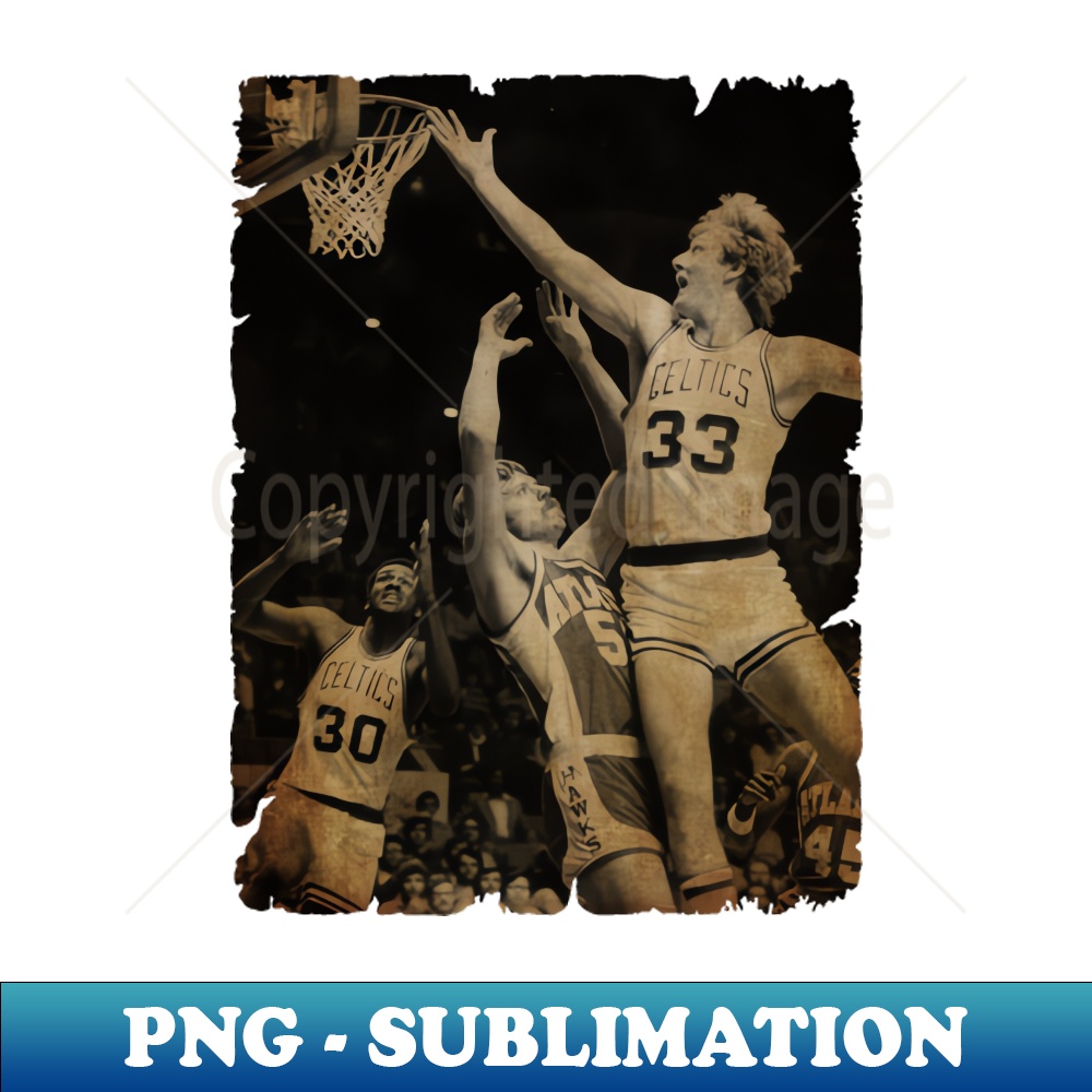 Dunk Larry Bird Vintage - Retro Basketball Legend - Instantl - Inspire ...