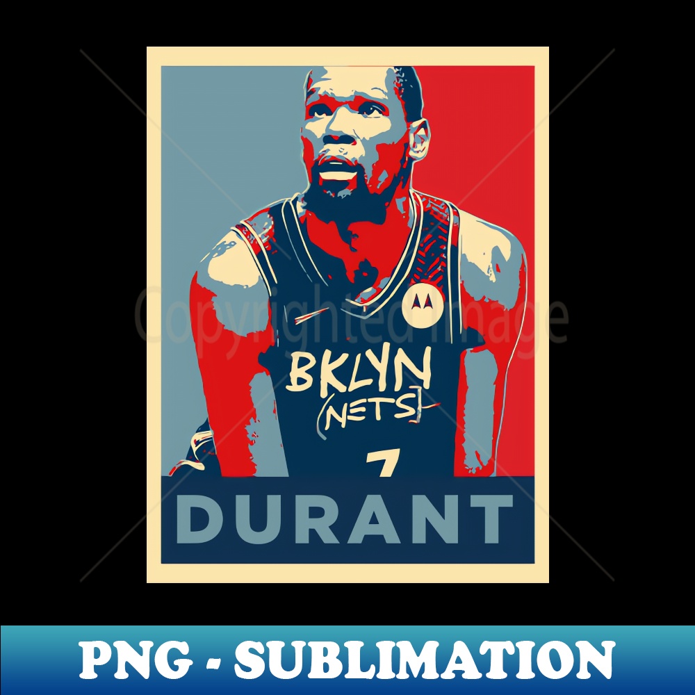 Brooklyn Nets Hope - Kevin Durant Vector Art - Unleash Your | Inspire ...