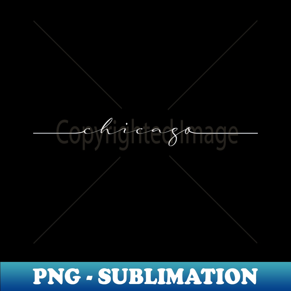 Chicago Script - Minimalistic PNG Transparent Digital Downlo | Inspire ...